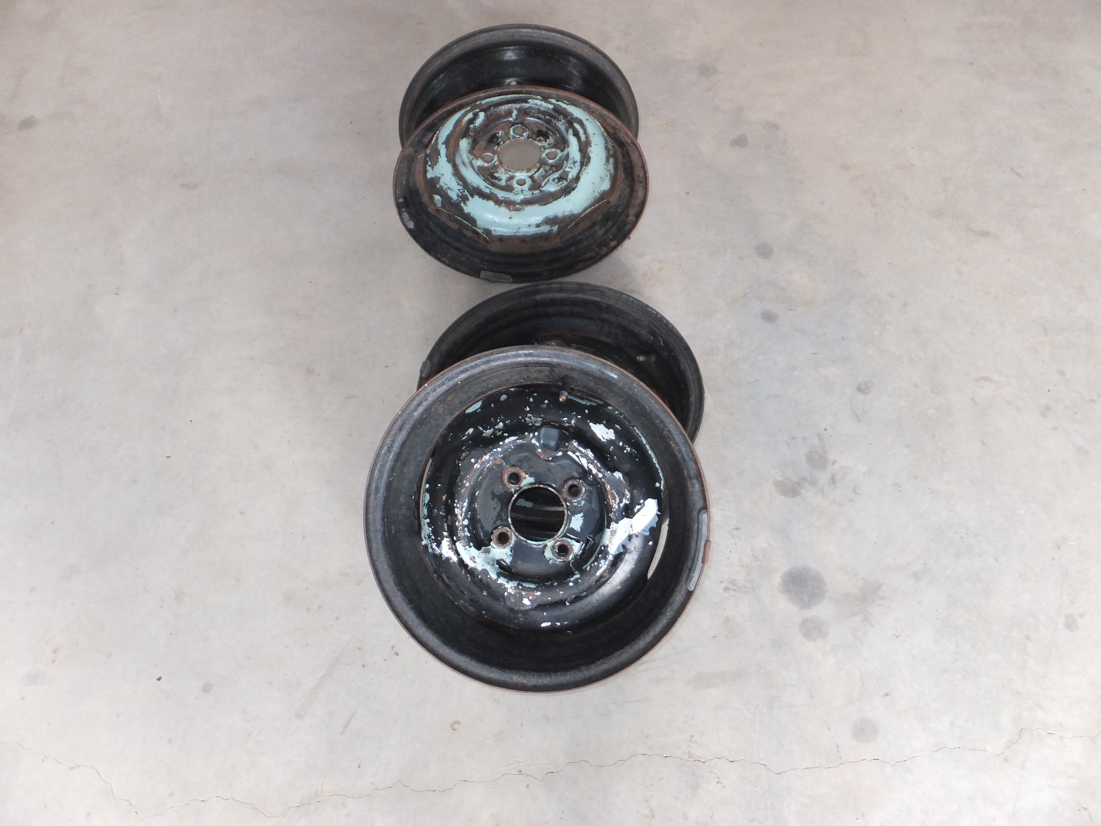 Morris Minor Wide Wheels - 14" x 5.5" 3 Only. Also Suits Morris Major ...