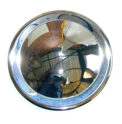 Morris Minor Hub Cap - Chrome Plain - 8.3/4" Diameter | Minor Magic